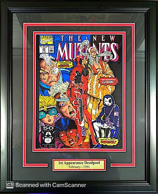 New Mutants #98 | Homage Print | 1st Appearance of Deadpool | Matted ...