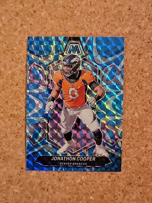 2024 Panini Mosaic Blue Reactive Prizm Jonathon Cooper No. 68 Denver ...
