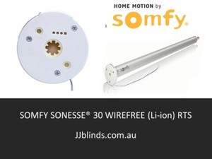 Somfy Sonesse 30 WireFree Li-ion RTS Motor for indoor blinds 12v | eBay