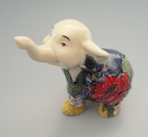 Old Tupton Ware Butterfly Garden Ceramic Elephant Figurine * New in Box ...