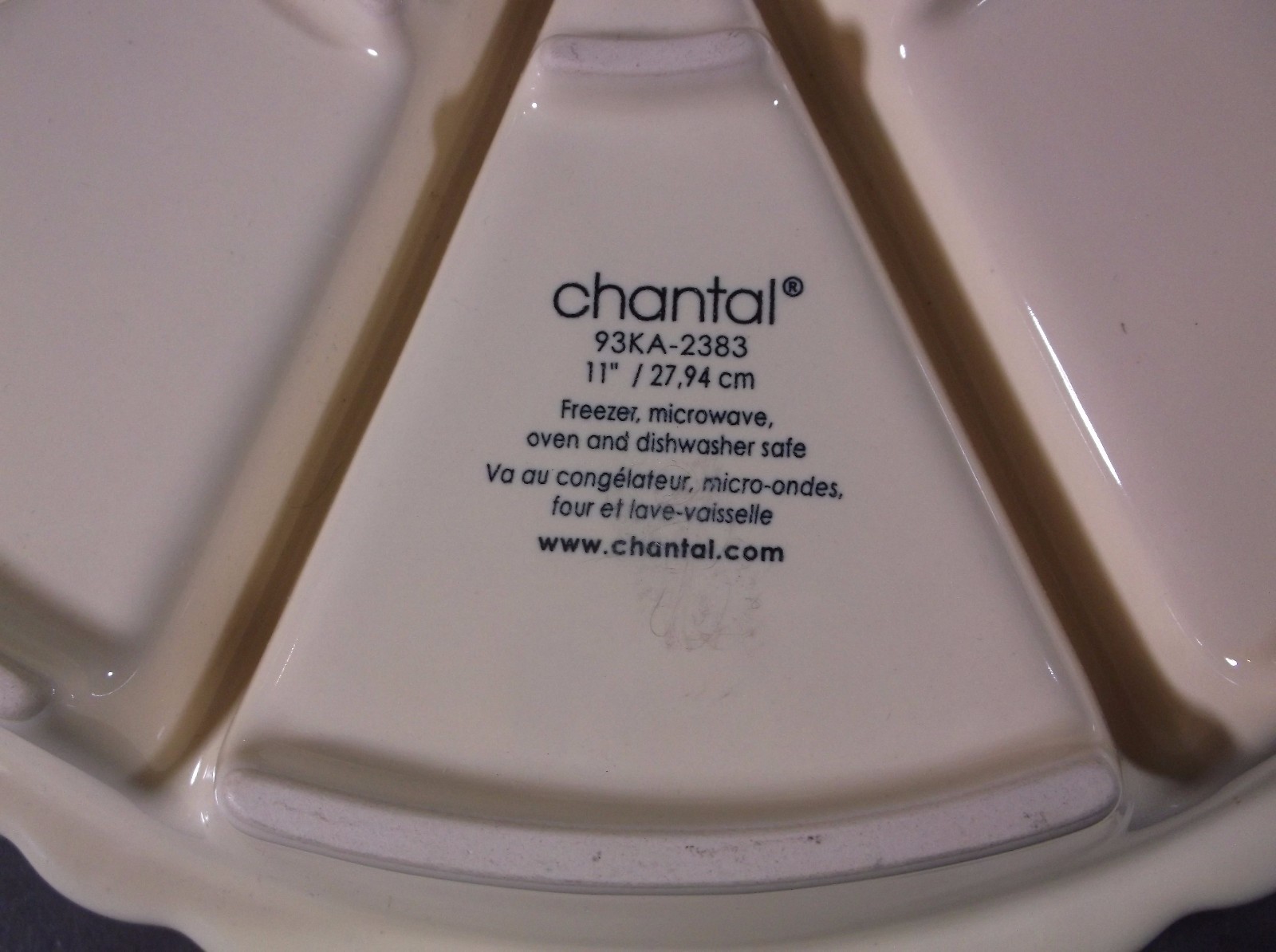 Chantal 93KA-2383 11" pie plate | eBay