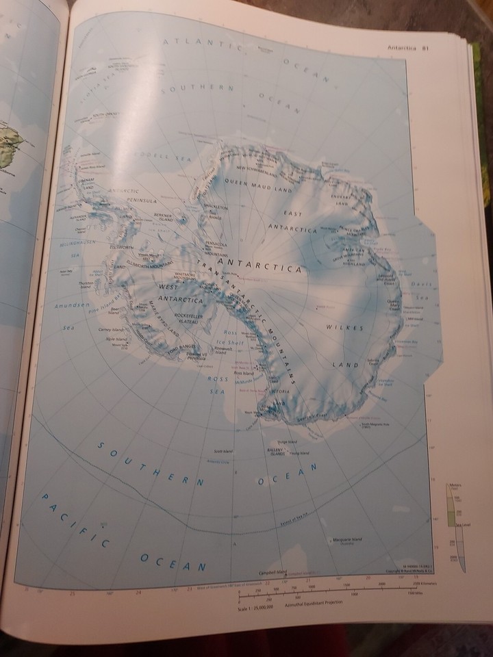 The World Book Atlas 2006 Rand McNally Planet Map Earth | eBay