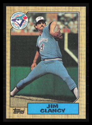Jim Clancy 1987 Topps #122 Toronto Blue Jays | eBay