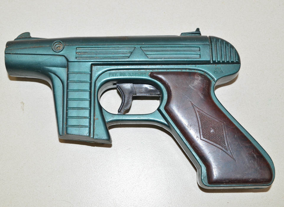 Vintage Ray Line Jet Disc Tracer Toy Gun made in USA NOT WORKING Star ...