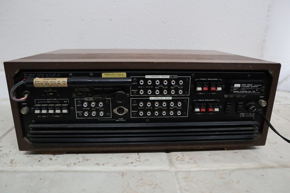 Vintage Sansui QRX-3500 4 Channel Stereo Receiver - Tested Working | eBay