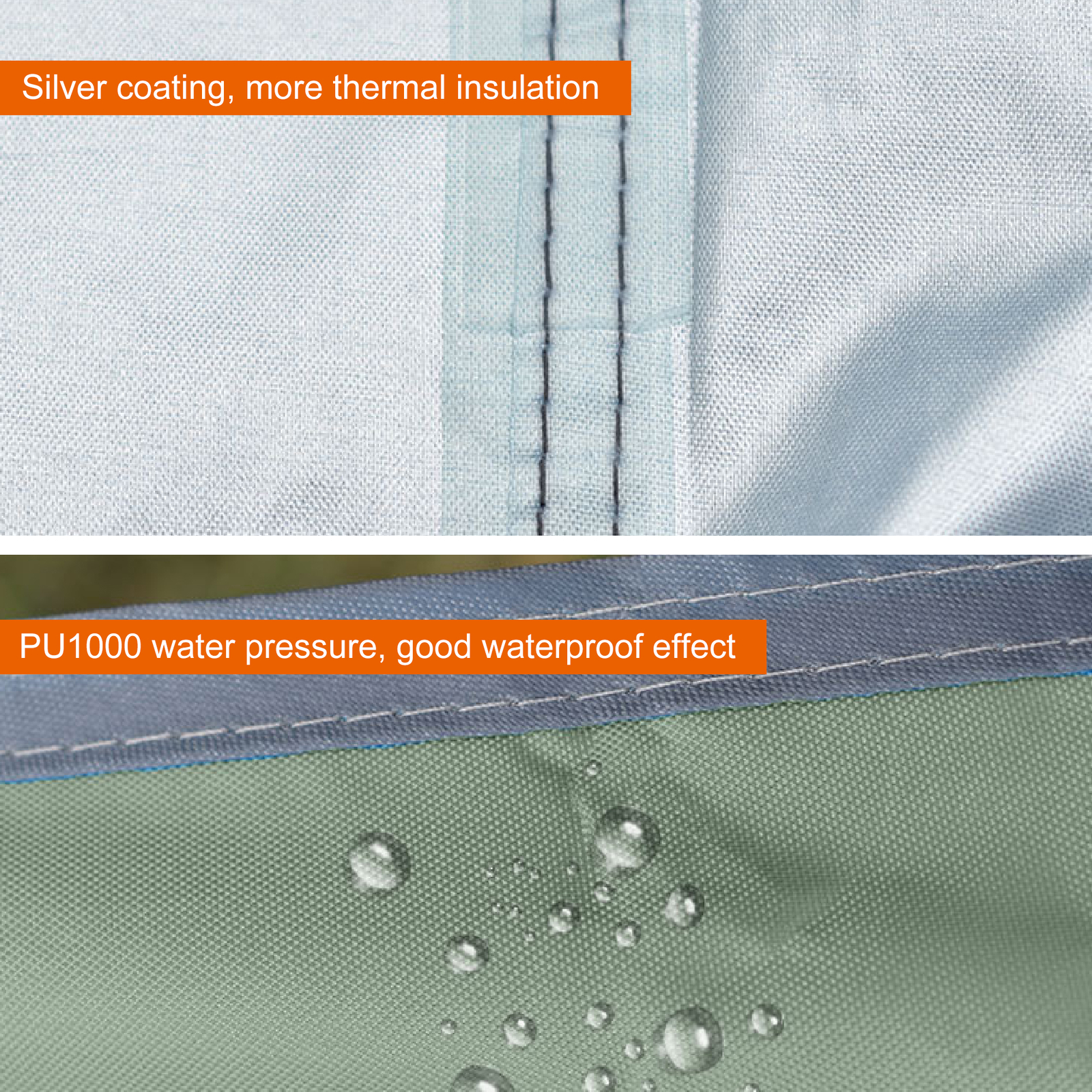 Waterproof Camping Tent Tarp Shade Sail Canopy Hammock Cover ...