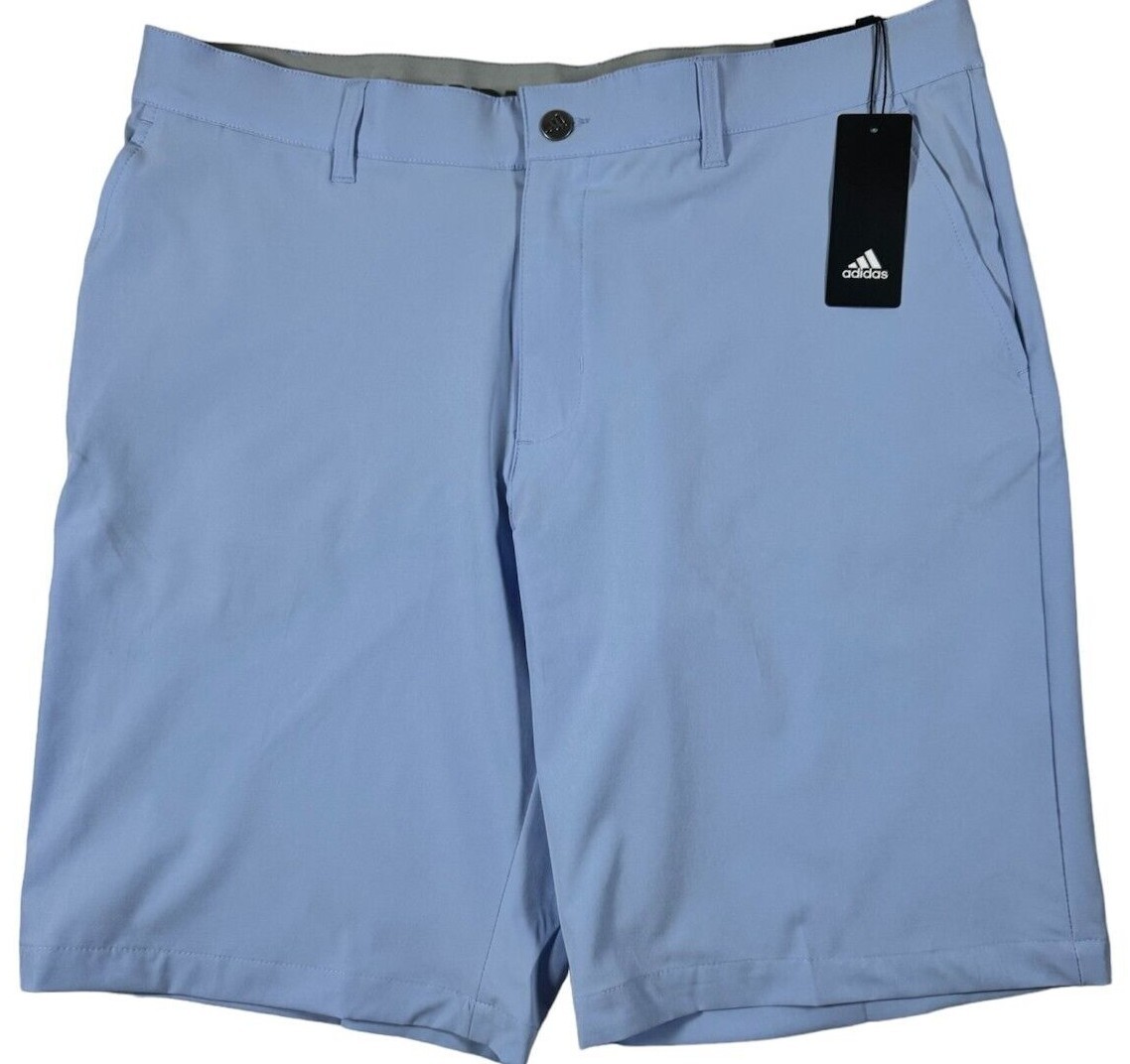 NWT Adidas Ultimate 365 Stretch Golf Shorts 32 34 36 38 40 Light Blue ...