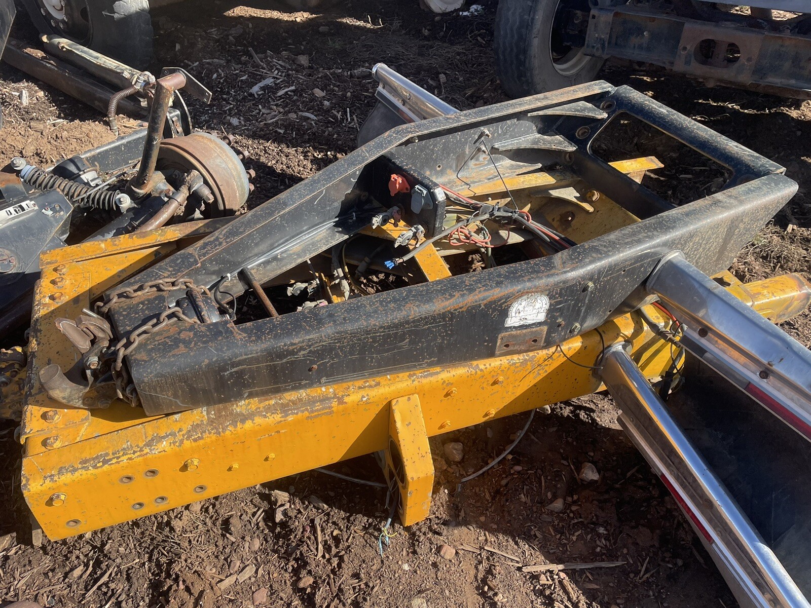 Kenworth Peterbilt Black Log Truck Rear Frame Tapered Stinger | eBay