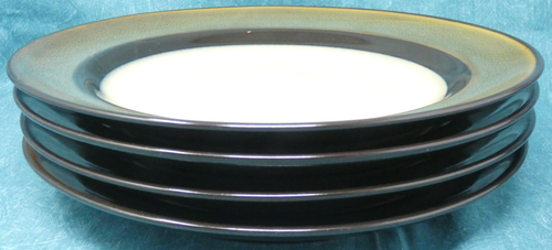 Home Trends Rave Stripe 11" Dinner Plates Set of 4 | eBay