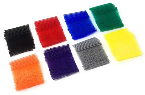 Standard Tagging Gun Barbs Fasteners 3 Inch 500 Each of Black Red Blue ...