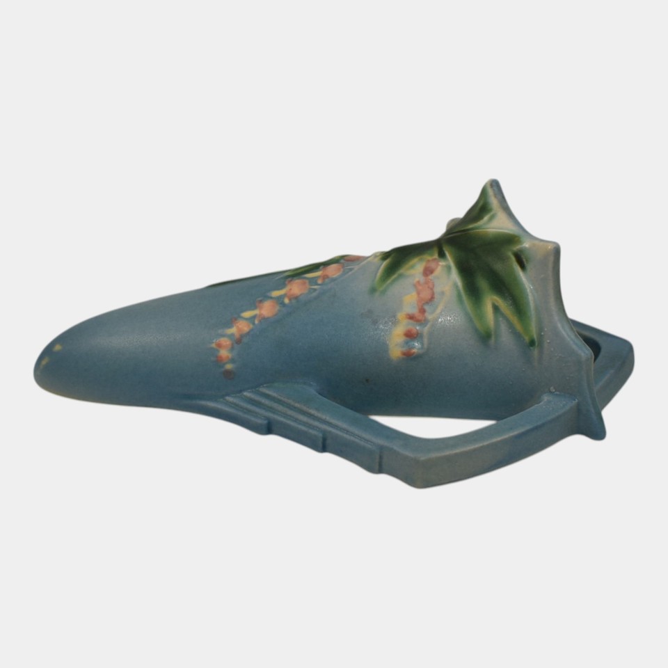 Roseville Bleeding Heart Blue 1940 Mid Century Modern Pottery Wall ...