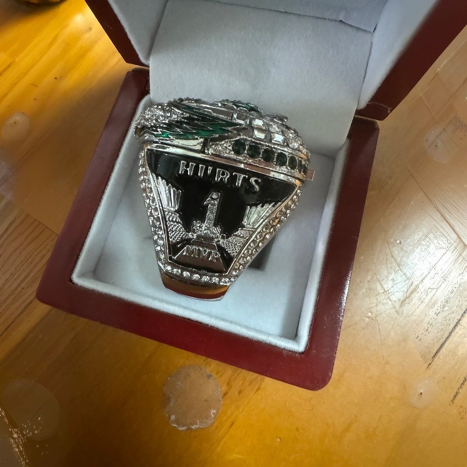 2025 Jalen Hurts and Saquon Barkley Super Bowl Rings pop-out Wings With ...