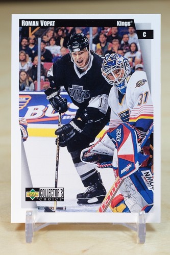 1997-98 UD Collector's Choice Base #124 Roman Vopat - Los Angeles Kings ...