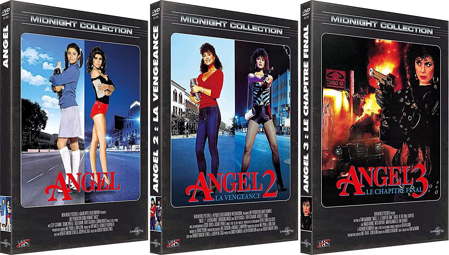 ANGEL TRILOGY 1 2 3 *1983 / Donna Wilkes / Vengeance / Final Chapter ...