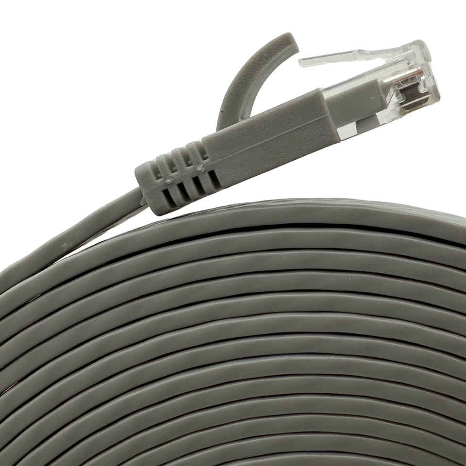 Grey Cat 6 5m 10m 15m 20m Ethernet Network Lan Cable 1000Mbps xbox ps4 ...