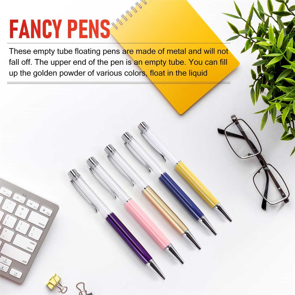 27 PACK Empty Tube Floating DIY Pens Ballpoint Pens, Building Your7703 ...