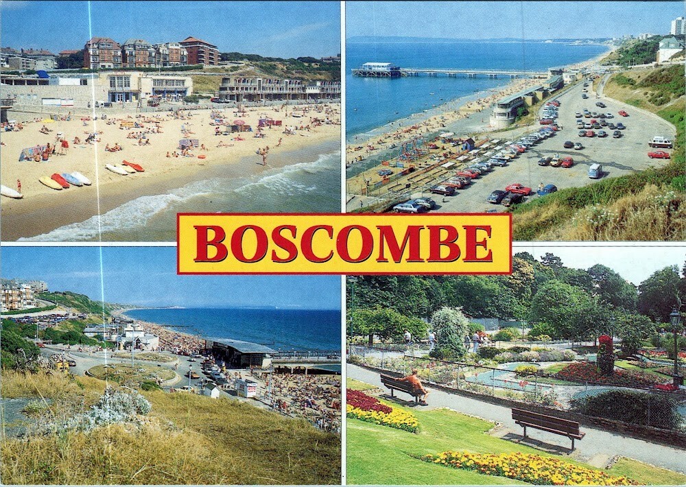 Postcard BOSCOMBE Plant Property Ecoregion Water Sky Body of water Bay ...