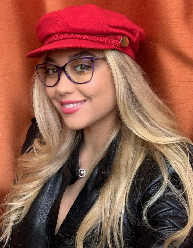 New Tom Ford TF 5T616S5 54mm Cat Eye Purple 54-14-140 Women's ...