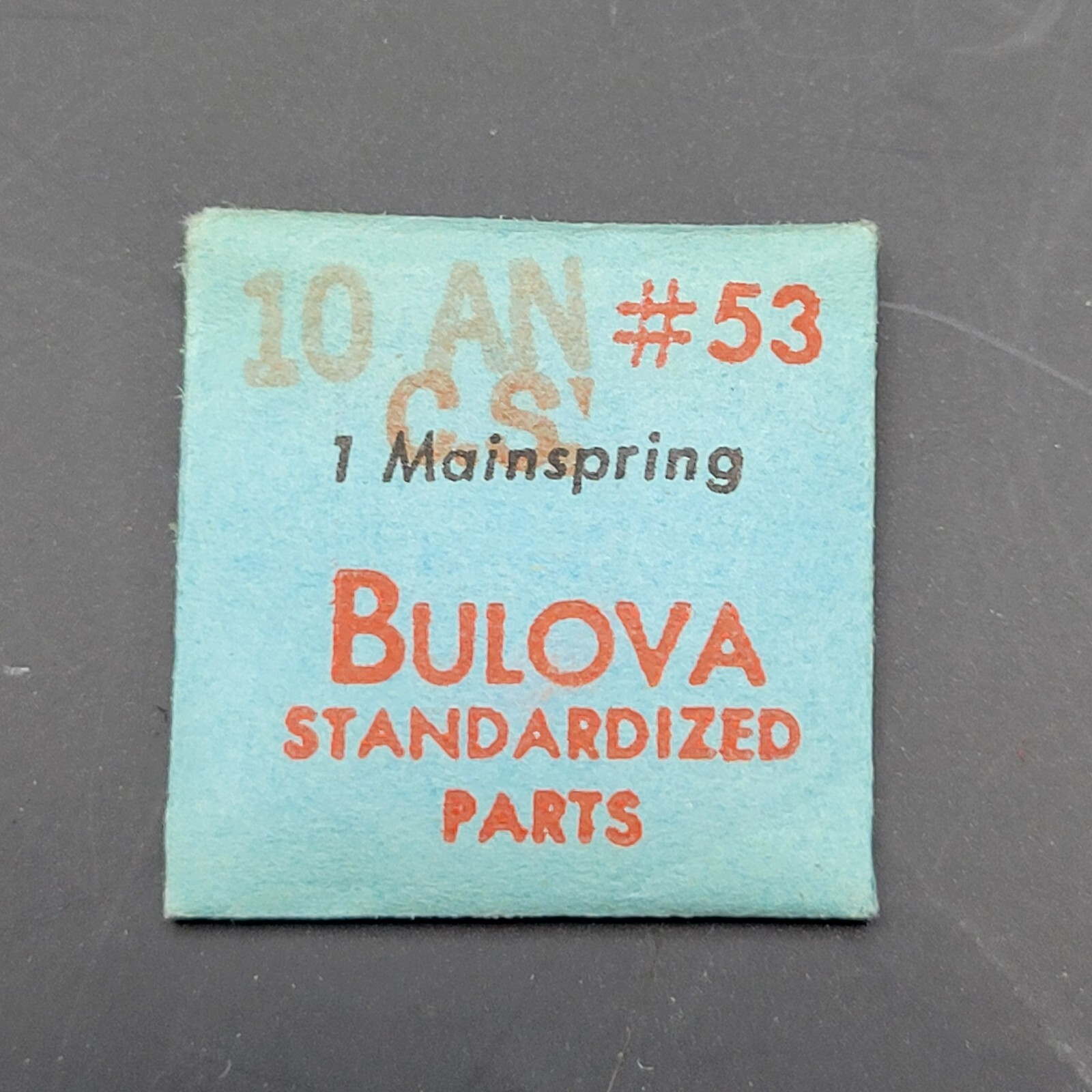 NOS OEM Bulova Mainspring - Various Movements - Choose From The ...