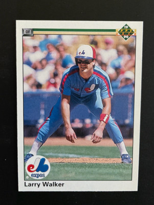 Larry Walker, OF Montreal Expos; 1990 Upper Deck #466 ROOKIE Mint-NM ...