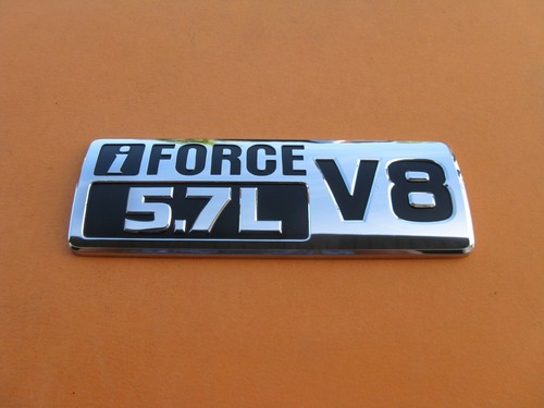TOYOTA TUNDRA SEQUOIA IFORCE V8 5.7 L EMBLEM LOGO BADGE SYMBOL NAME ...