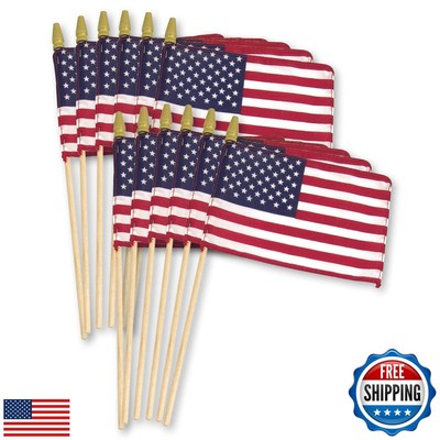 Super Tough American Flag | 0.67x1 FT Outdoor USA Flag | 24" Durable ...