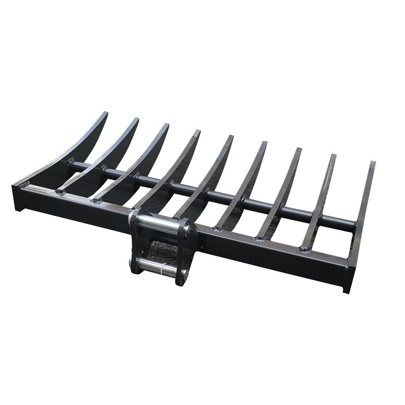 Land Clearing Root Rake 36“ Width for Bobcat Mini Excavator E10, E17 ...