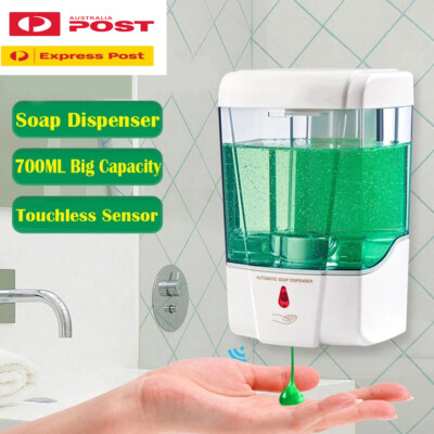 700ml Wall-Mounted Smart Sensor Automatic Soap Liquid Dispenser ...