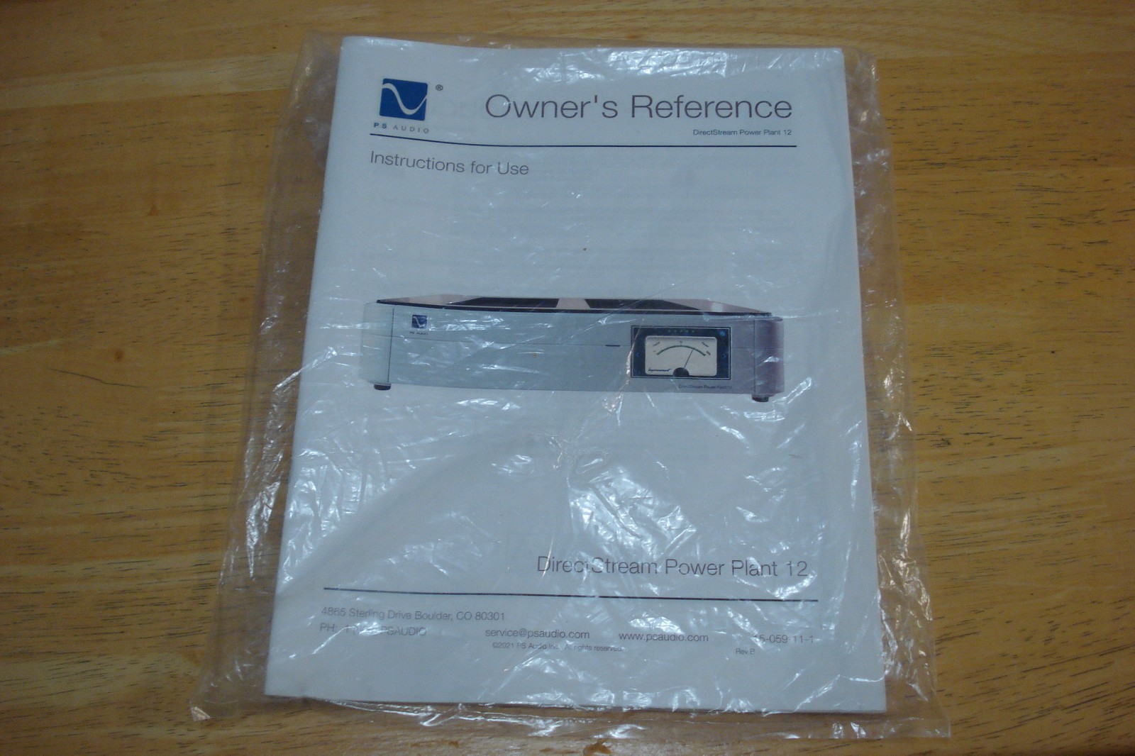 PS Audio Direct Stream Power Plant 12 Manual. Original Copy. | eBay