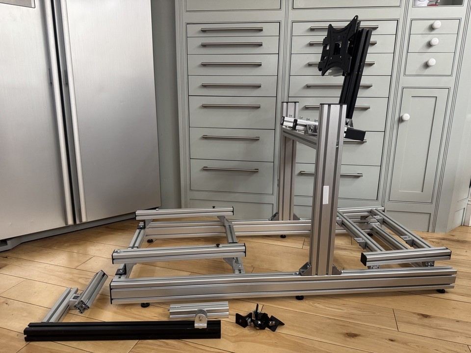 Sim-Lab GT1 Evo Style Sim Racing Cockpit with Shifter and monitor Mount ...