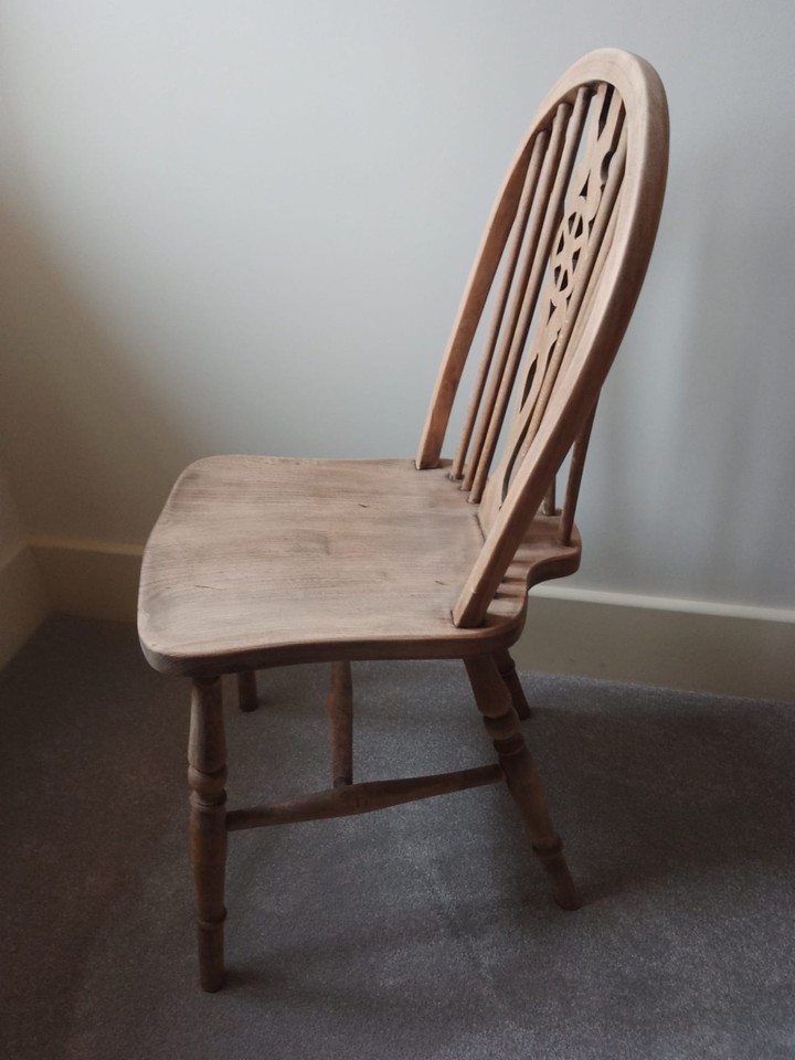 Vintage Fiddle Back Chair | eBay UK