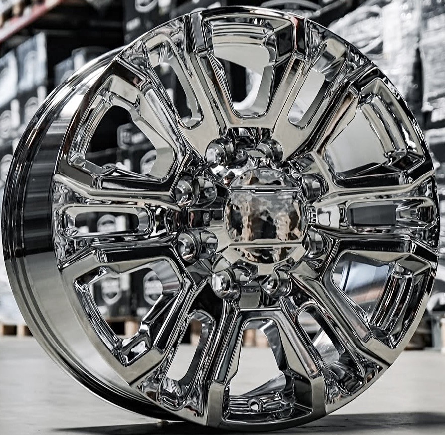 22” Chrome 5957 OE Replica Wheels fits 2011 2025 GMC Sierra Denali 2500 ...