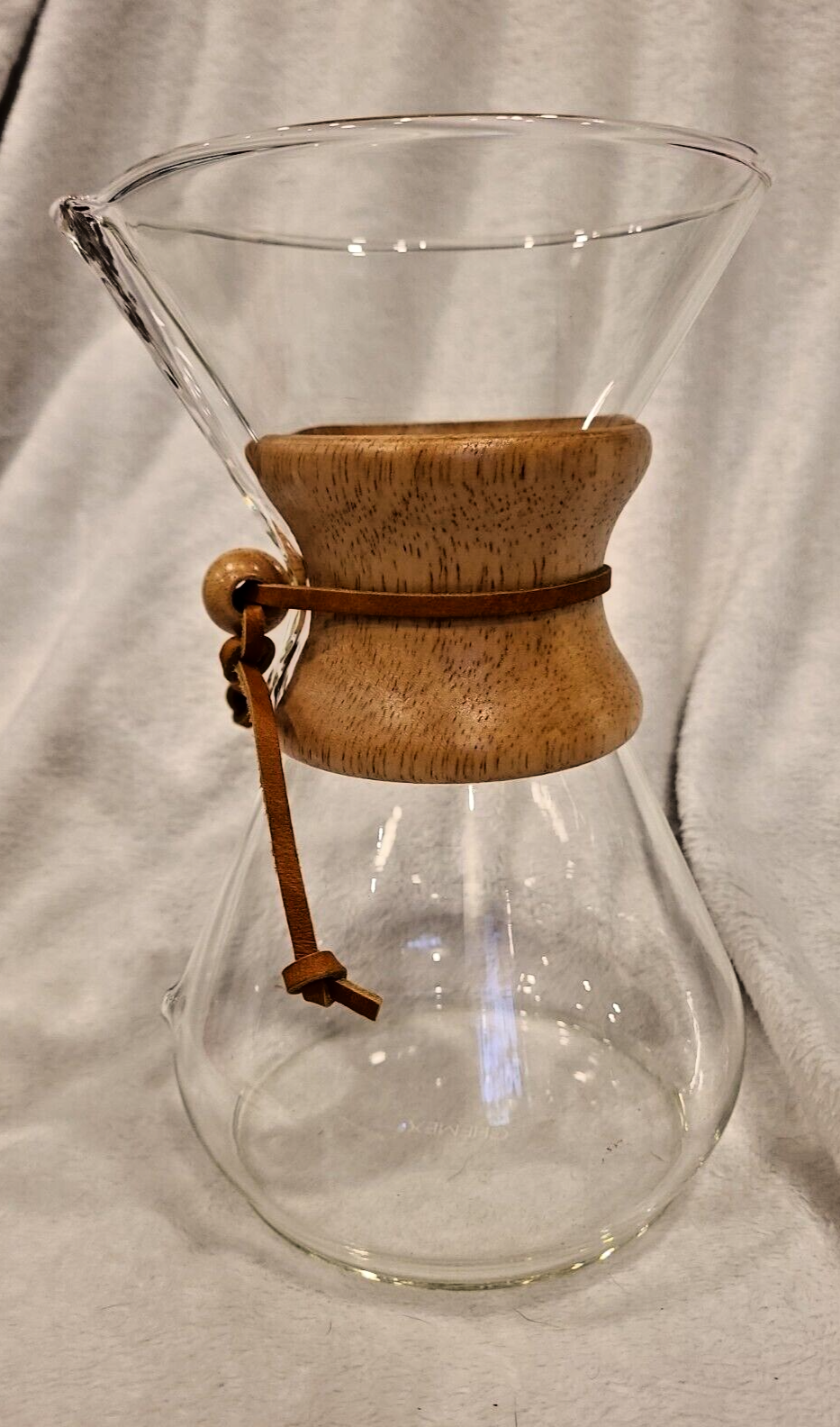 EUC Chemex 9” Pour Over Coffee Glass Carafe Coffee Maker Clean | eBay