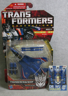 Transformers Generations Thundercracker Deluxe with Dr. WU null ray add ...