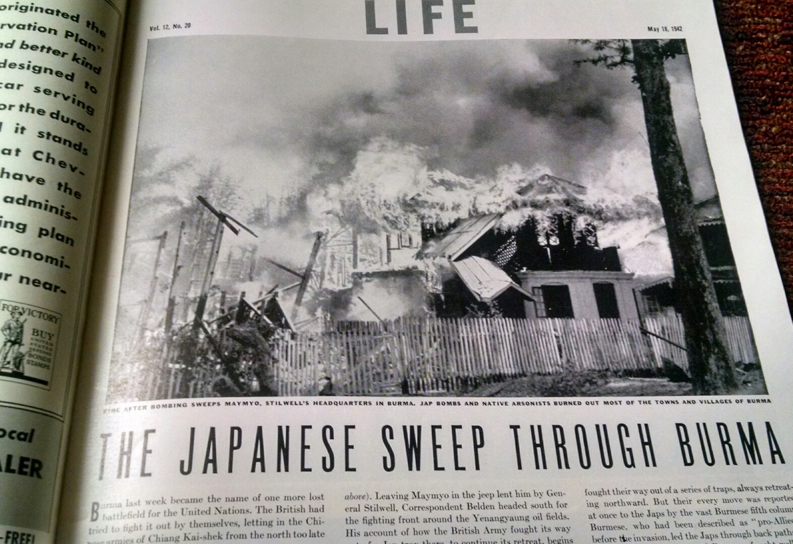 LIFE Magazine WWII War era USS Iowa Nazi prison camp Escape October ...