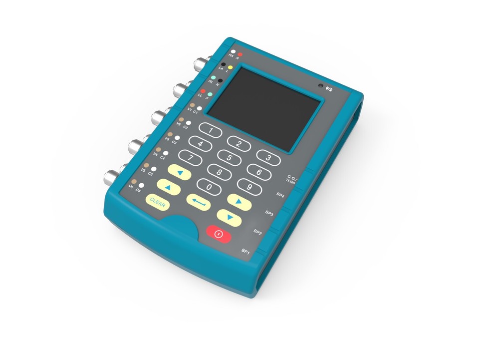 MS400 Multi Parameters ECG Simulator IBP TEMP Patient Machine Touch ...