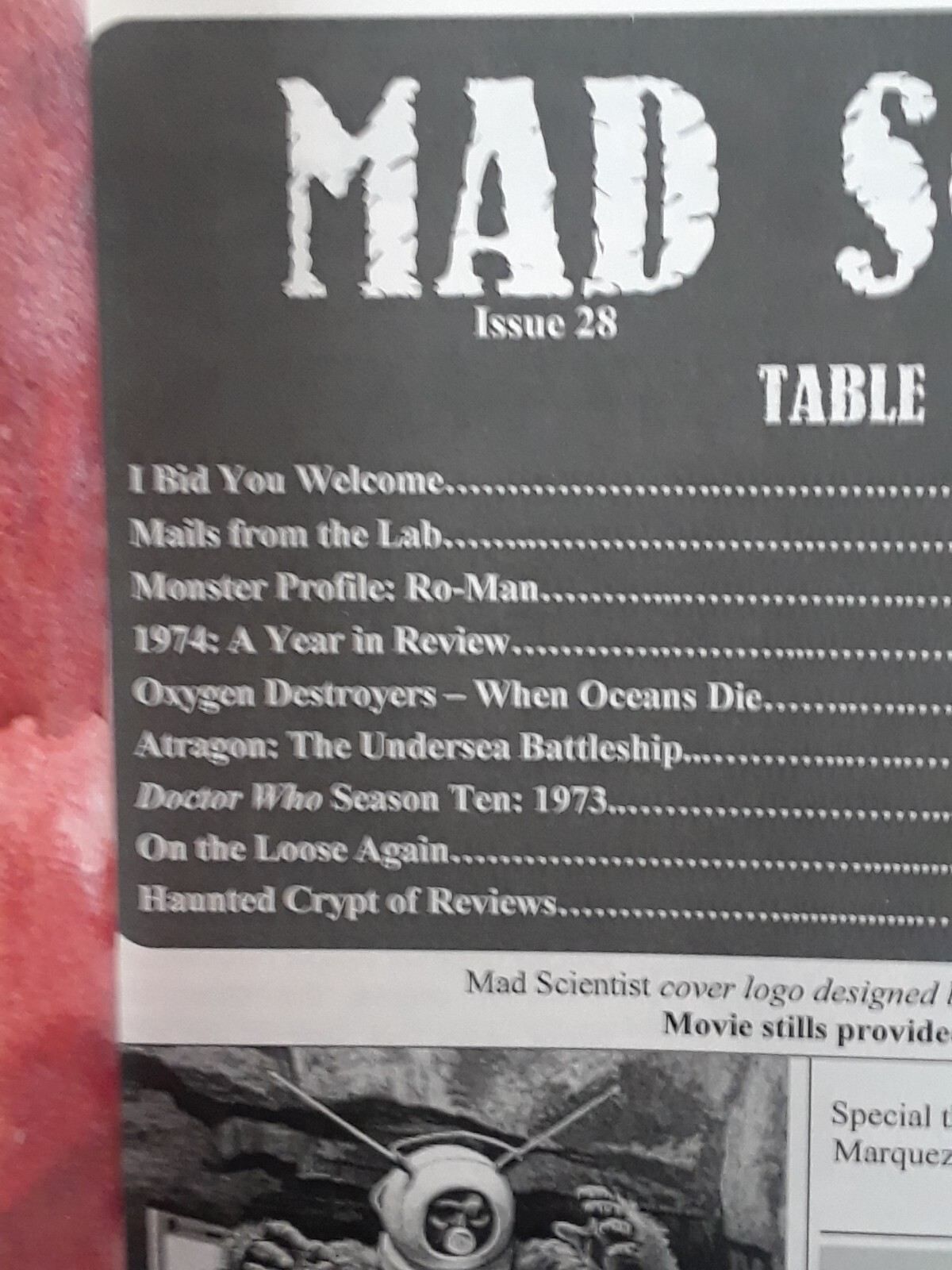 Mad Scientist Magazine #28 Winter 2014 Robot Monster Horror Sci Fi Near ...