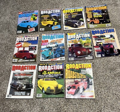 1988 Lot of 11 - Rod Action Magazine Roadster Street Hot Rods NDRA ...