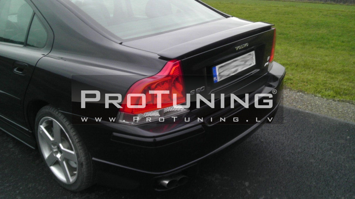 Fiberglass R Style Rear Bumper Spoiler (Lower Part) for Volvo S60 04-10 ...