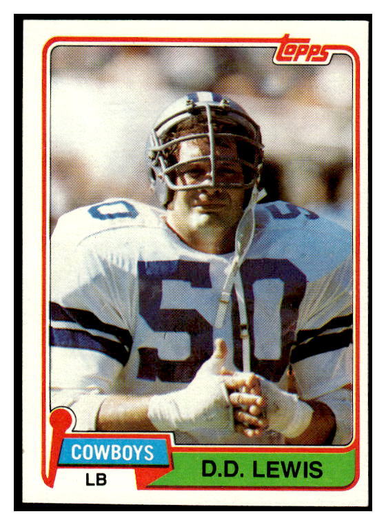 1981 Topps #134 D.D. Lewis Dallas Cowboys Excellent | eBay