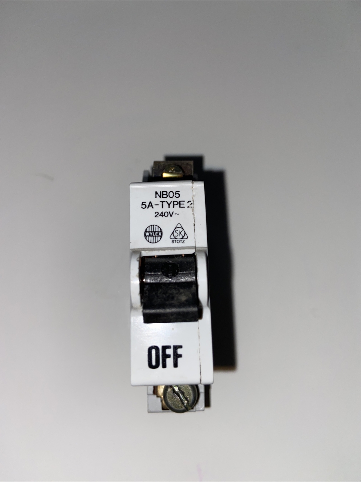 Wylex NB Series Type 2 NB05 MCB. 1 x 5 amp MCB. I have many more sizes ...
