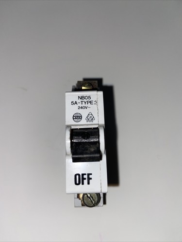 Wylex NB Series Type 2 NB05 MCB. 1 x 5 amp MCB. I have many more sizes ...