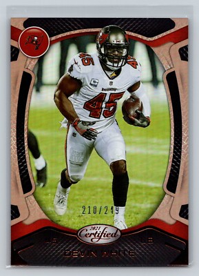2021 Panini Certified Rookies Mirror Bronze #88 Devin White Rookie RC ...