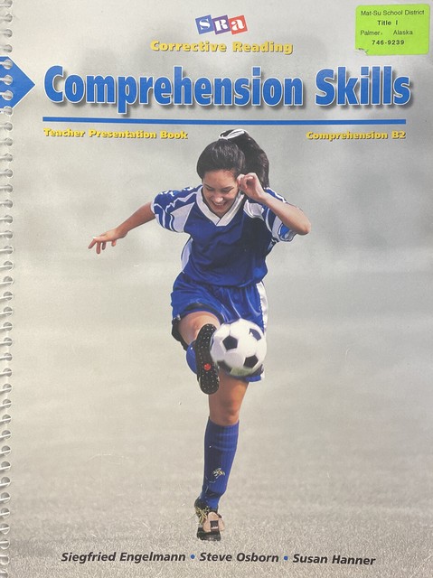 2002 SRA Comprehension Skills Teacher's Presentation Book Coprehension ...