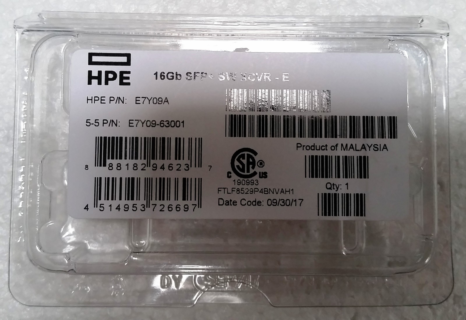 HP E7Y09A 16GB SFP+ SW INDUSTRIAL EXTENDED TRANSCEIVER 793443-001 | eBay.de