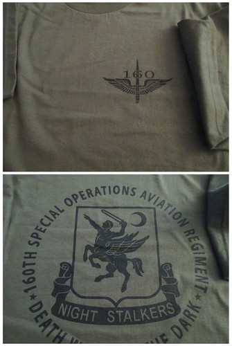160th NIGHT STALKERS SOAR Spec OPS Aviation T-Shirt MEDIUM USA ...