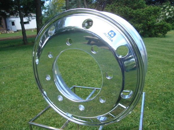 19.5 x 6.75 8 Lug Alcoa Wheels 8 on 275mm Set of 4 | 765427 ...