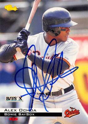 Alex Ochoa autographed baseball card 1994 Classic Minor League Rookie ...