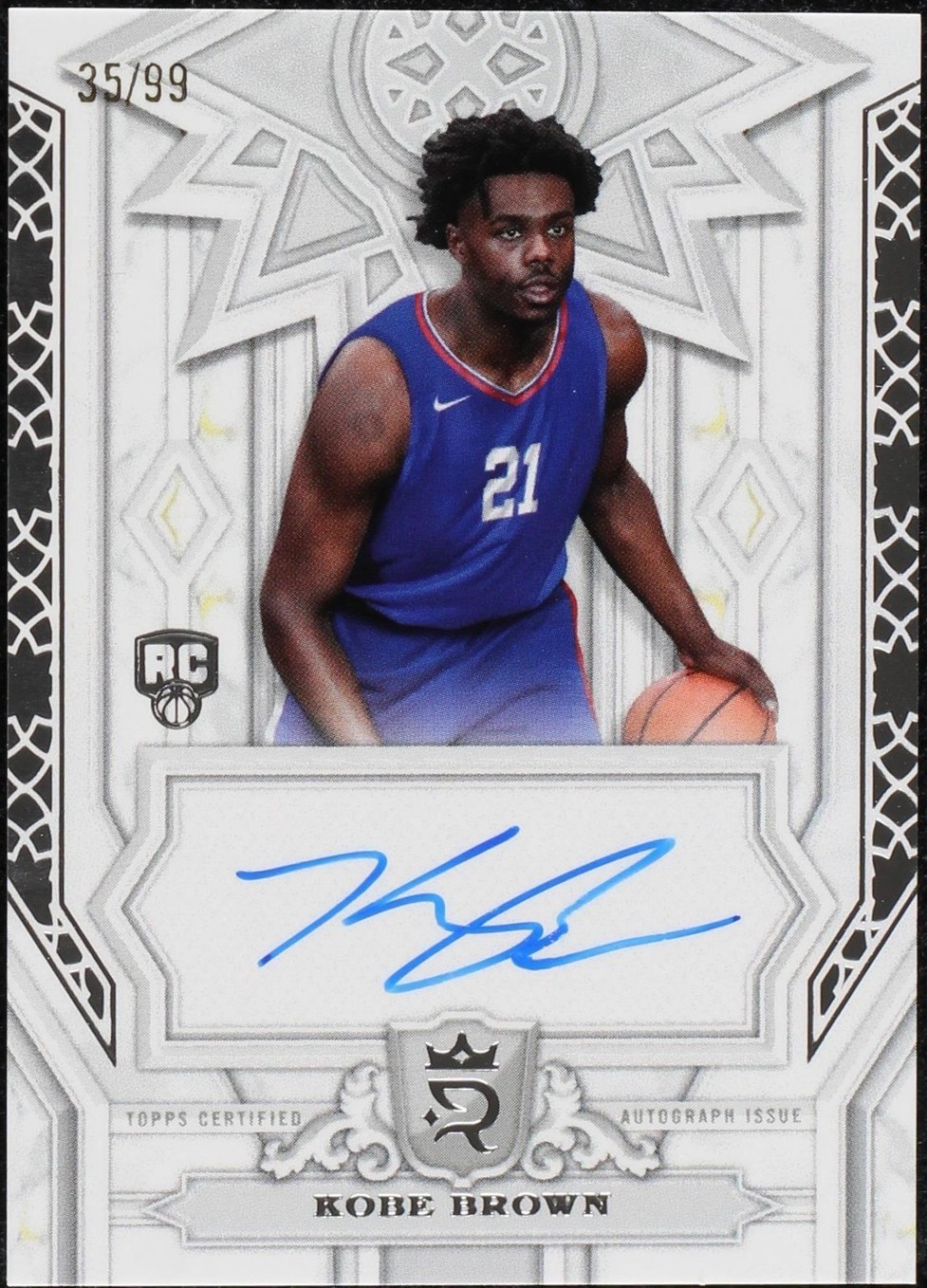 2023-24 Topps Royalty - Pursuit of Greatness Signatures Kobe Brown #POG ...