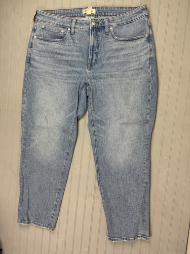 Madewell Size 14W Womens Jeans Perfect Vintage Straight High Rise Light ...